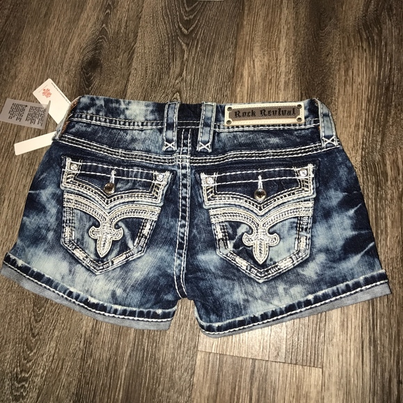 Rock Revival | Shorts | Nwt Rock Revival Denim Shorts Size 25 | Poshmark